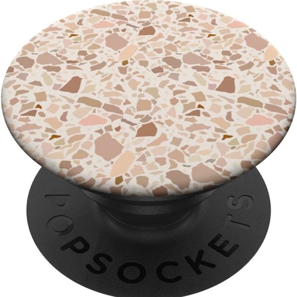 PopSocket | Cell Phones & Accessories | Nwt Neutral Beige Terrazzo ...